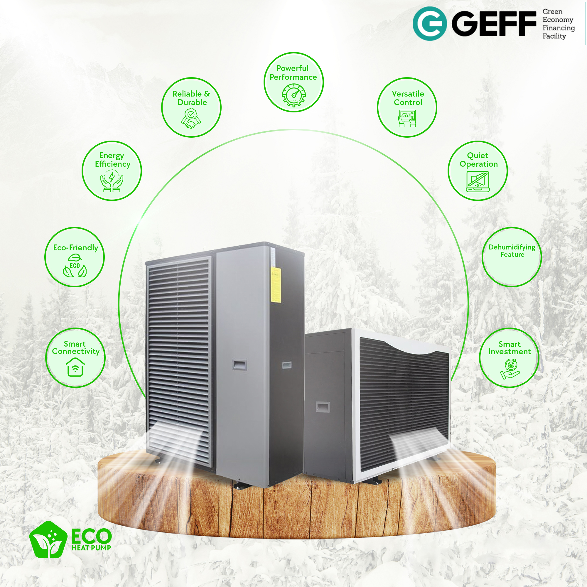 Pompa termike - Toplinska pumpa Smart Technology 22 kw Monobloc R290 ...