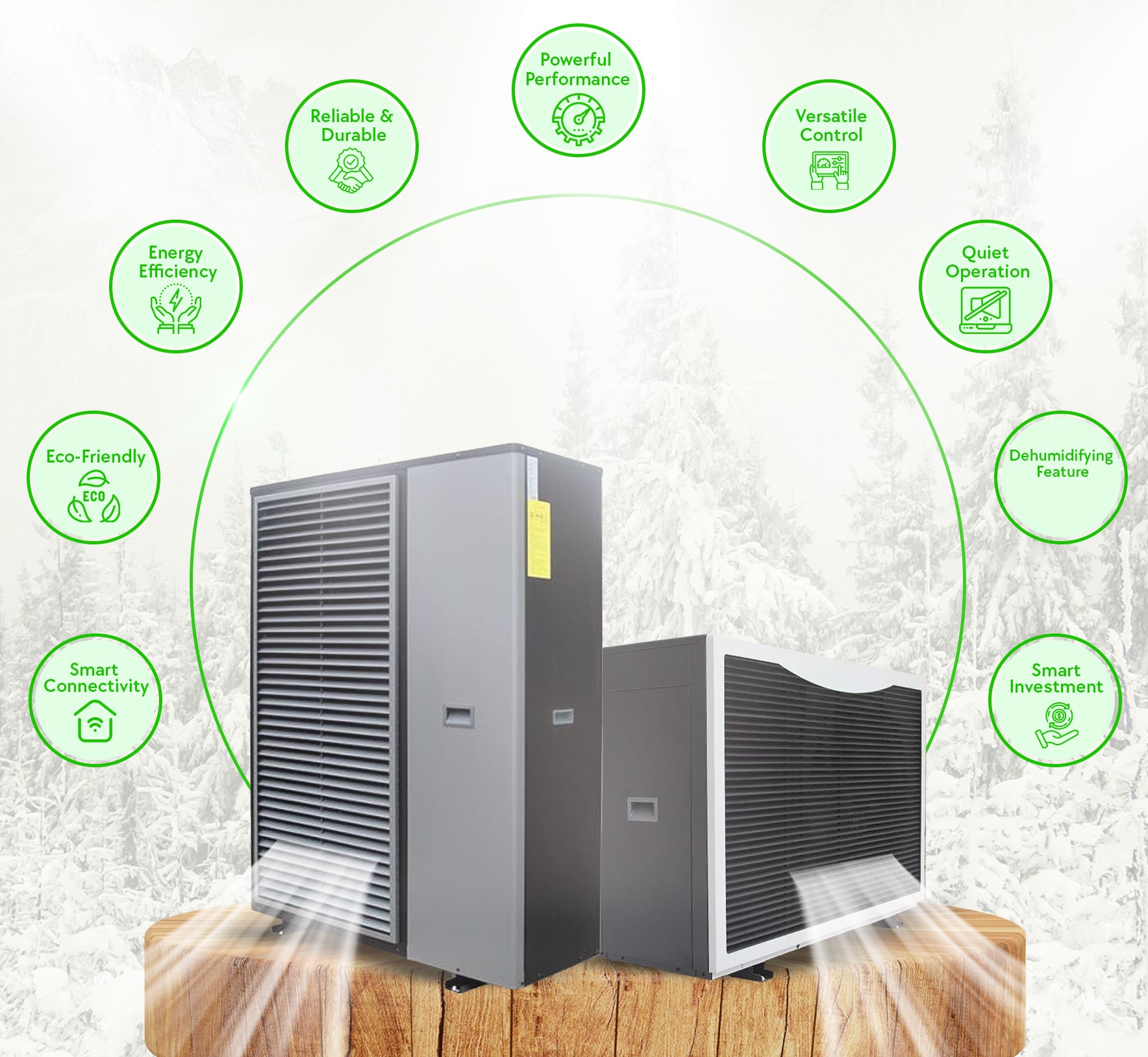 Pompa termike - Toplinska pumpa Smart Technology 15 kw Monobloc R290 ...